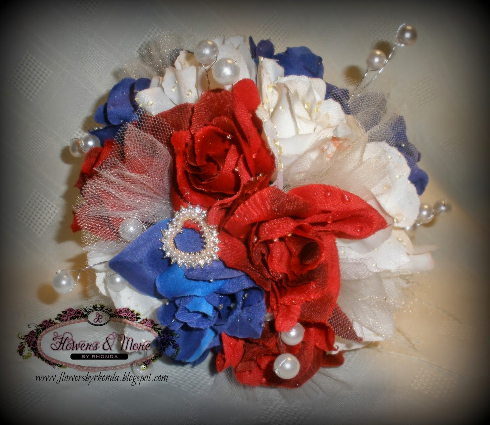 Flowers & More By Rhonda: ~~**Military Wedding Bouquet**~~