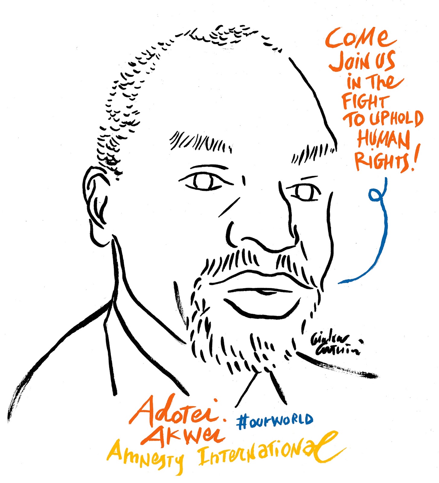 Come join us in the fight to uphold human rights. Adotei Akwei ...