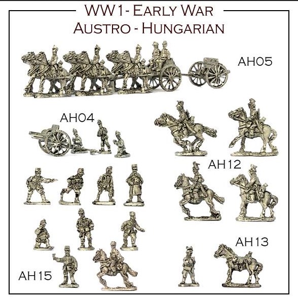 Wargame News and Terrain: Kallistra: New 12mm World War One Austro ...