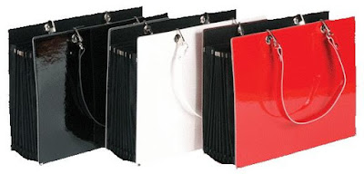 Patent Leather File Tote