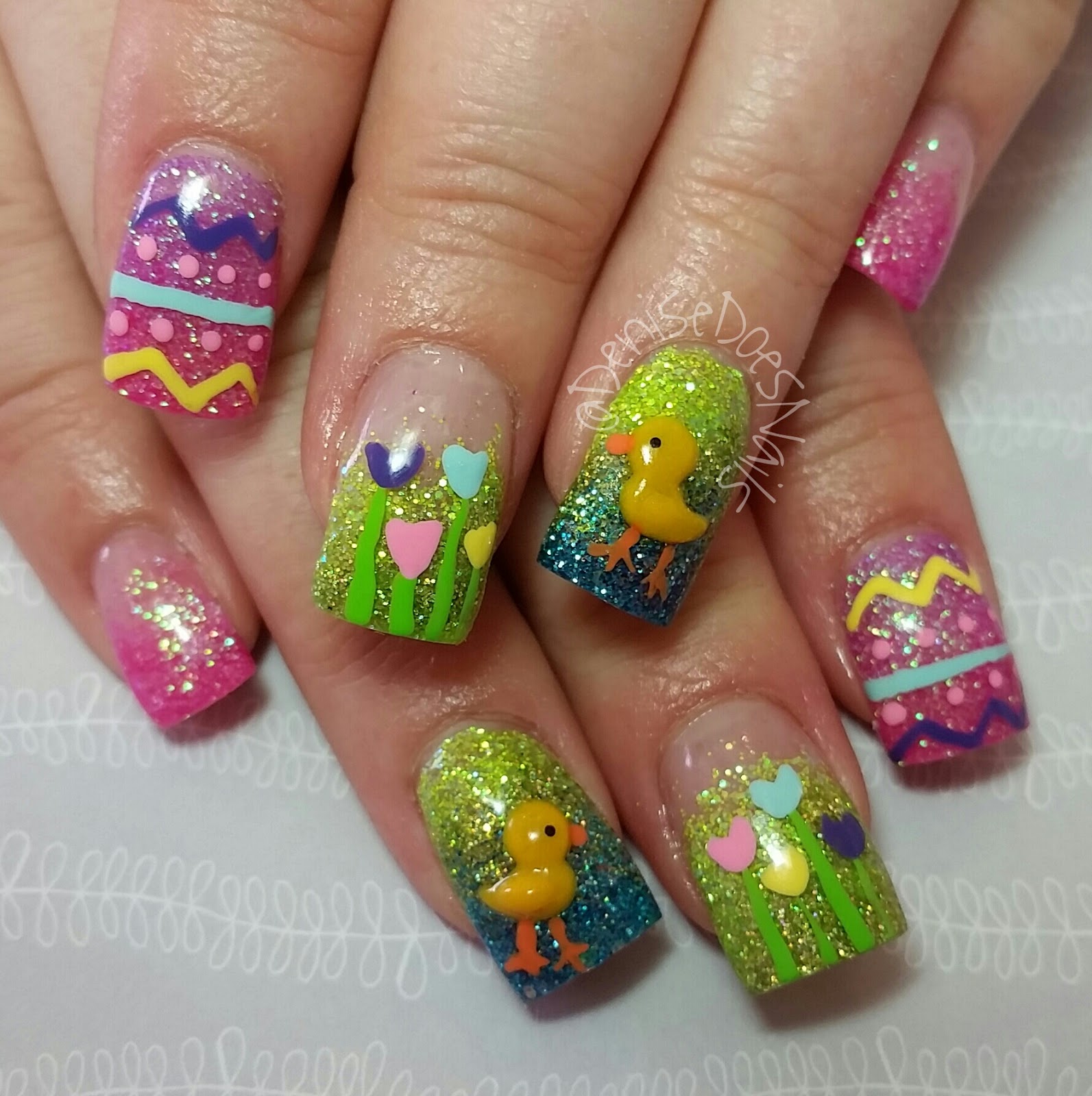 Nail Art by Denise Groves: Happy Easter!