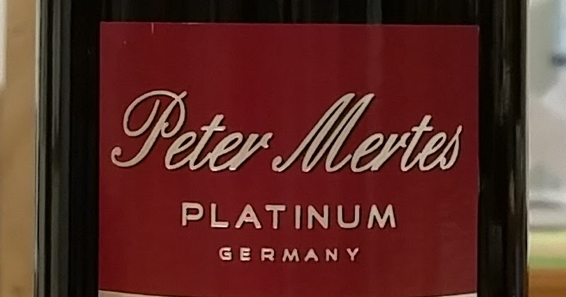 Arianna's Wine Blog: Tasting #25 Peter Mertes Sweet Red Dornfelder