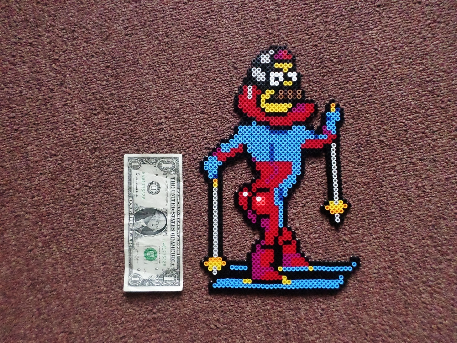 Long Black Fingers : Stupid Sexy Flanders Perler Bead