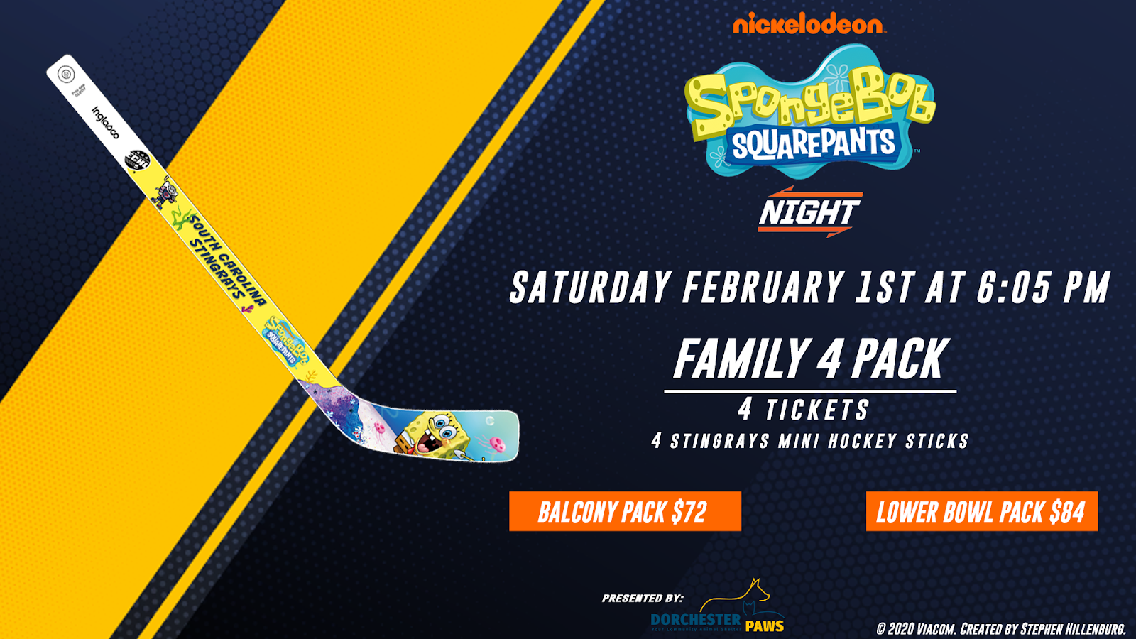 NickALive!: The South Carolina Stingrays to Host Nickelodeon Night Ft ...