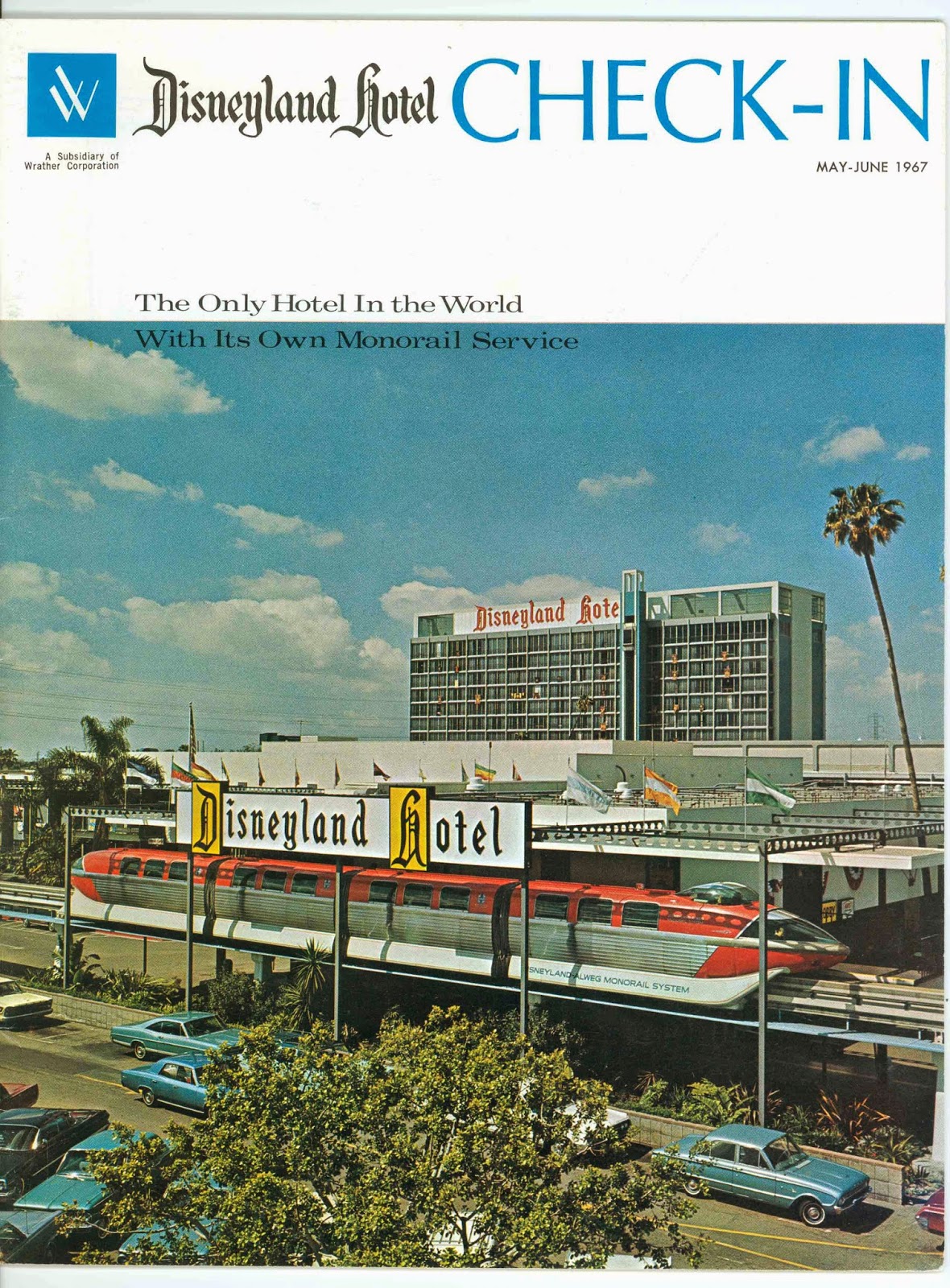 The Original Disneyland Hotel: Disneyland Hotel Check-In Magazines