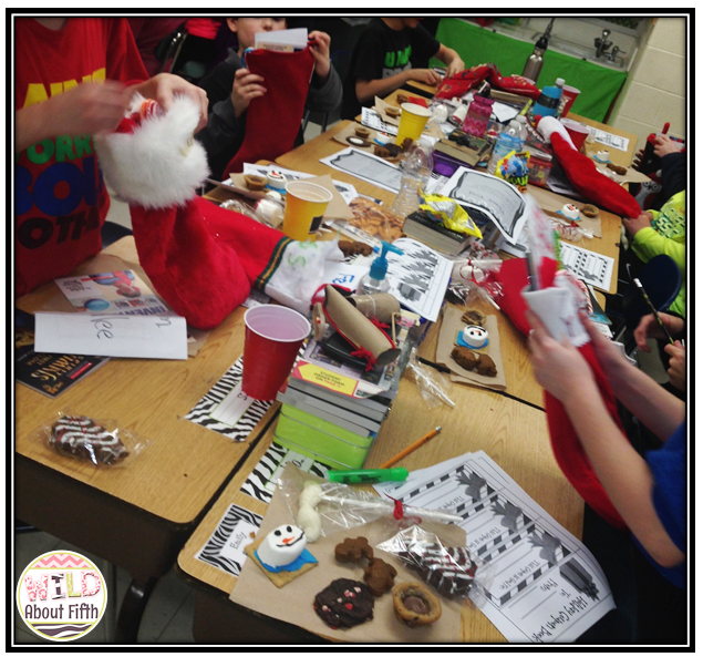 Christmas Stocking Gift Exchange in the Classroom | Wild about fifth grade