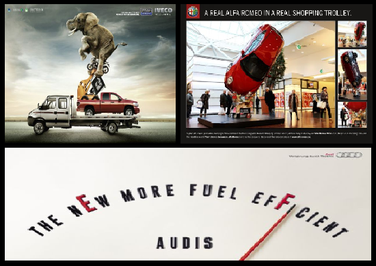 12 Amazing Car Ads Around The World [Part 1] | Interesting Creative Designs