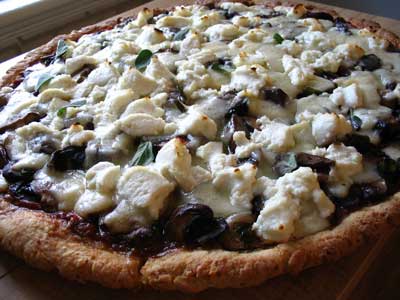 Mushroom, Ricotta and Asiago Cheese Pizza | Lisa's Kitchen | Vegetarian ...