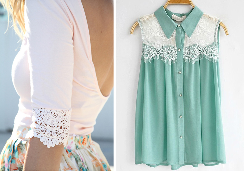 Shine Trim: DIY Inspiration: Lace Details