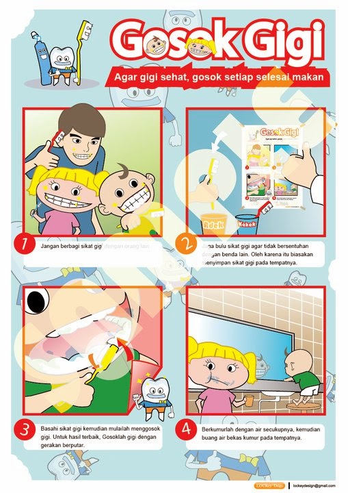 Poster Gosok Gigi | Poster Dental