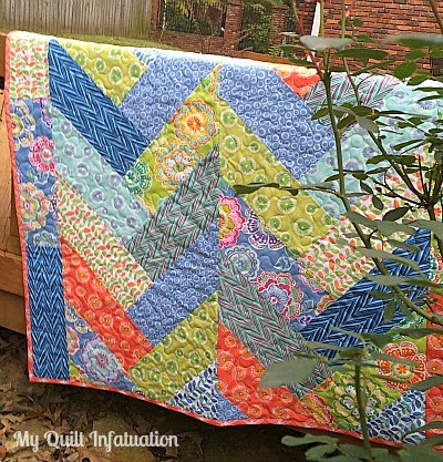 My Quilt Infatuation: Bold Braid Quilt