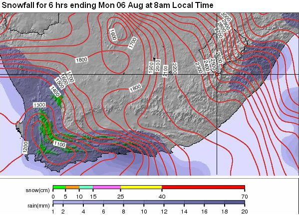 SA Weather and Disaster Observation Service: Snow forecast for South ...