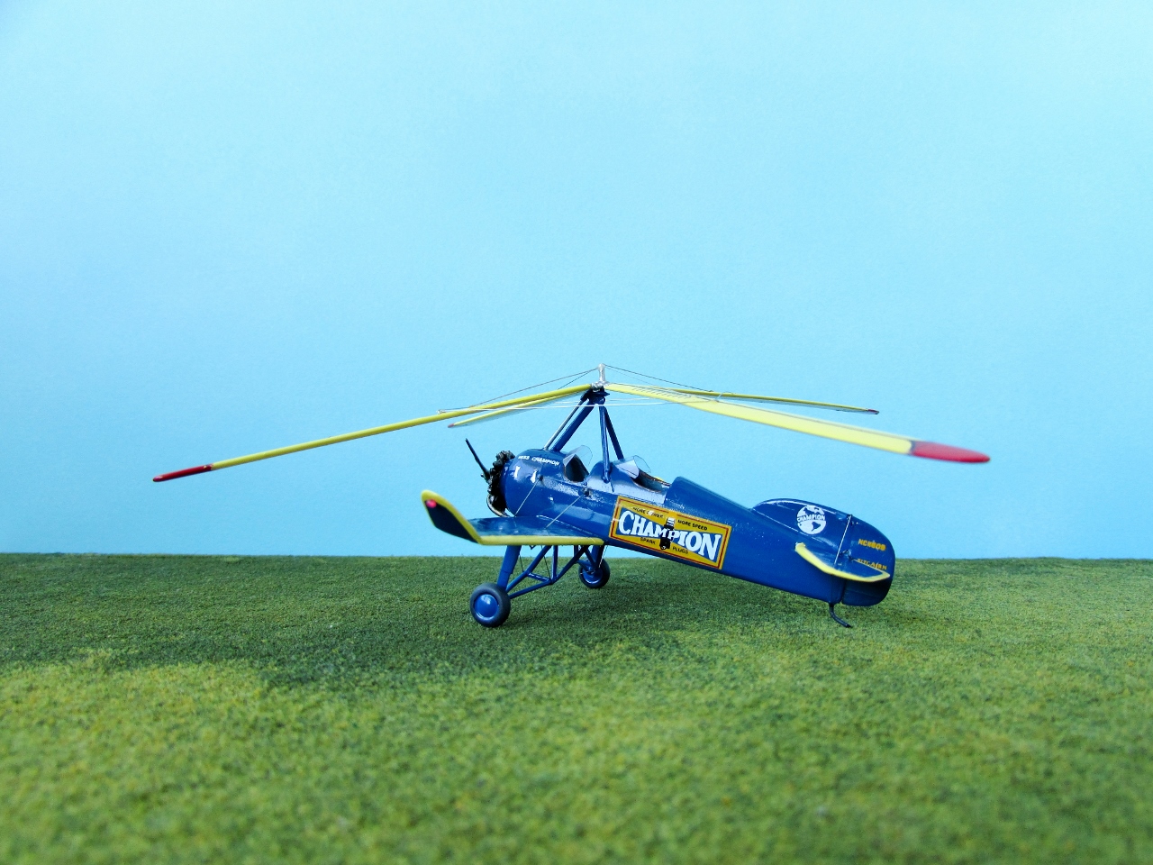 Wings of Intent: Pitcairn Autogyro HO scale completed (Williams ...