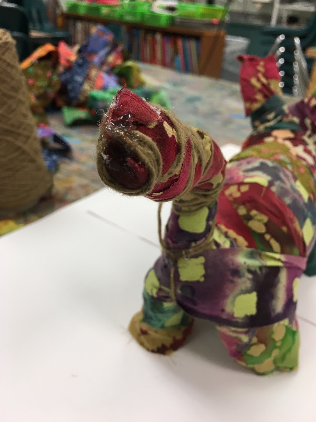 Art Room Blog: Scrappy Creatures Step-By-Step Lesson...