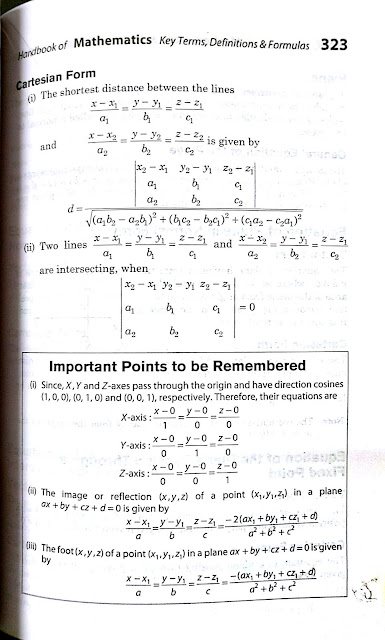 Geometry Formulas - Class 12 easy