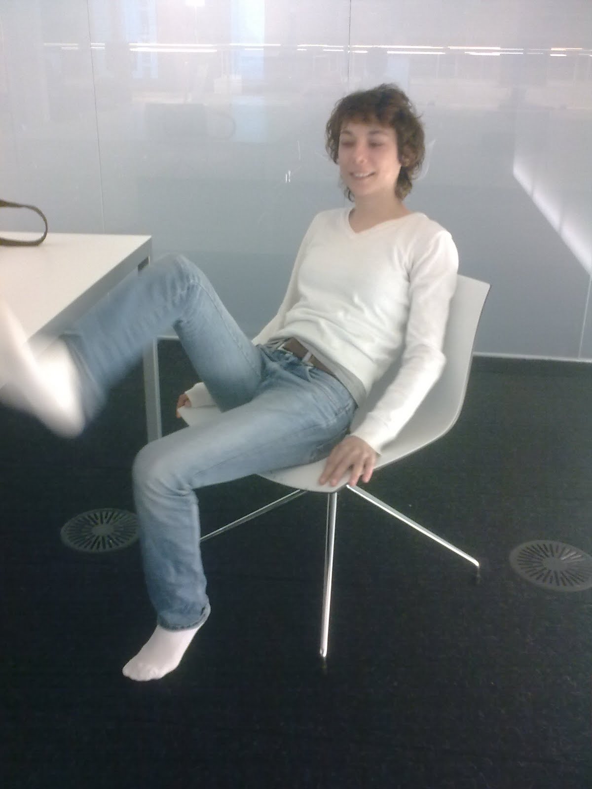 The White Socks Collection Project: Italian girl in white socks (3)