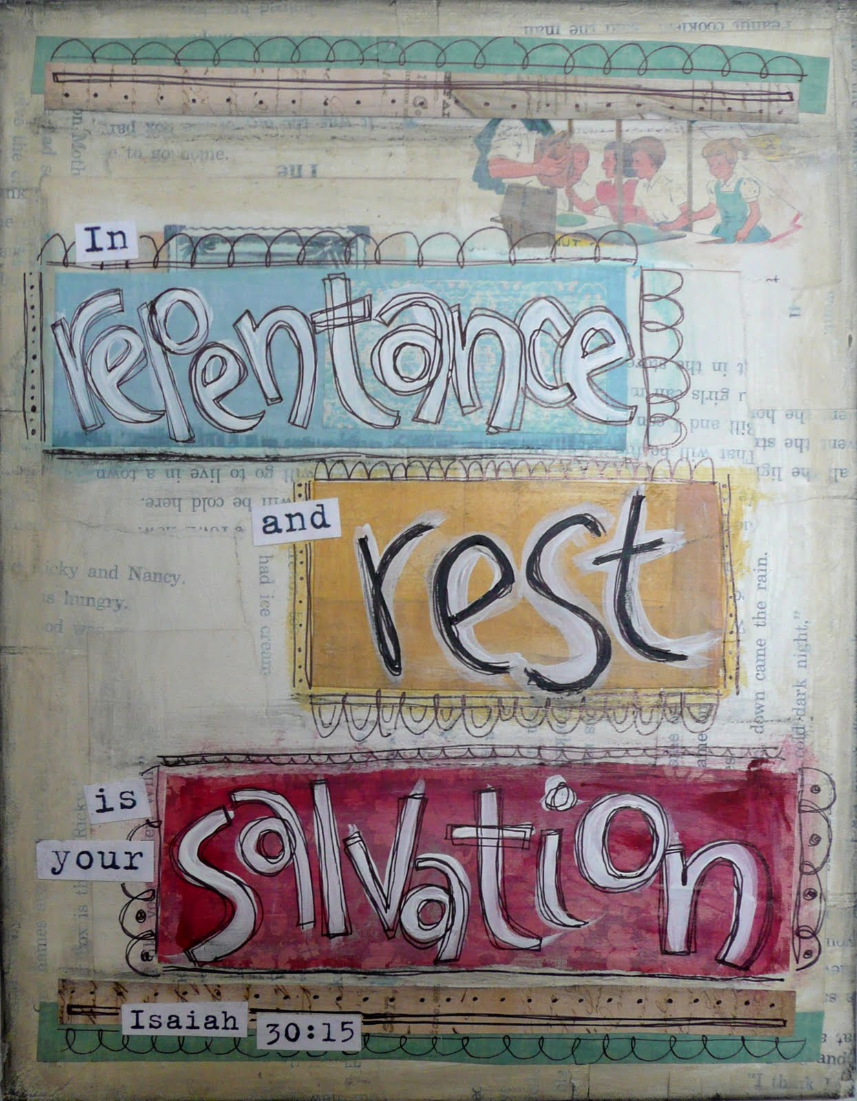 Art by Erin Leigh: Sunday Scripture