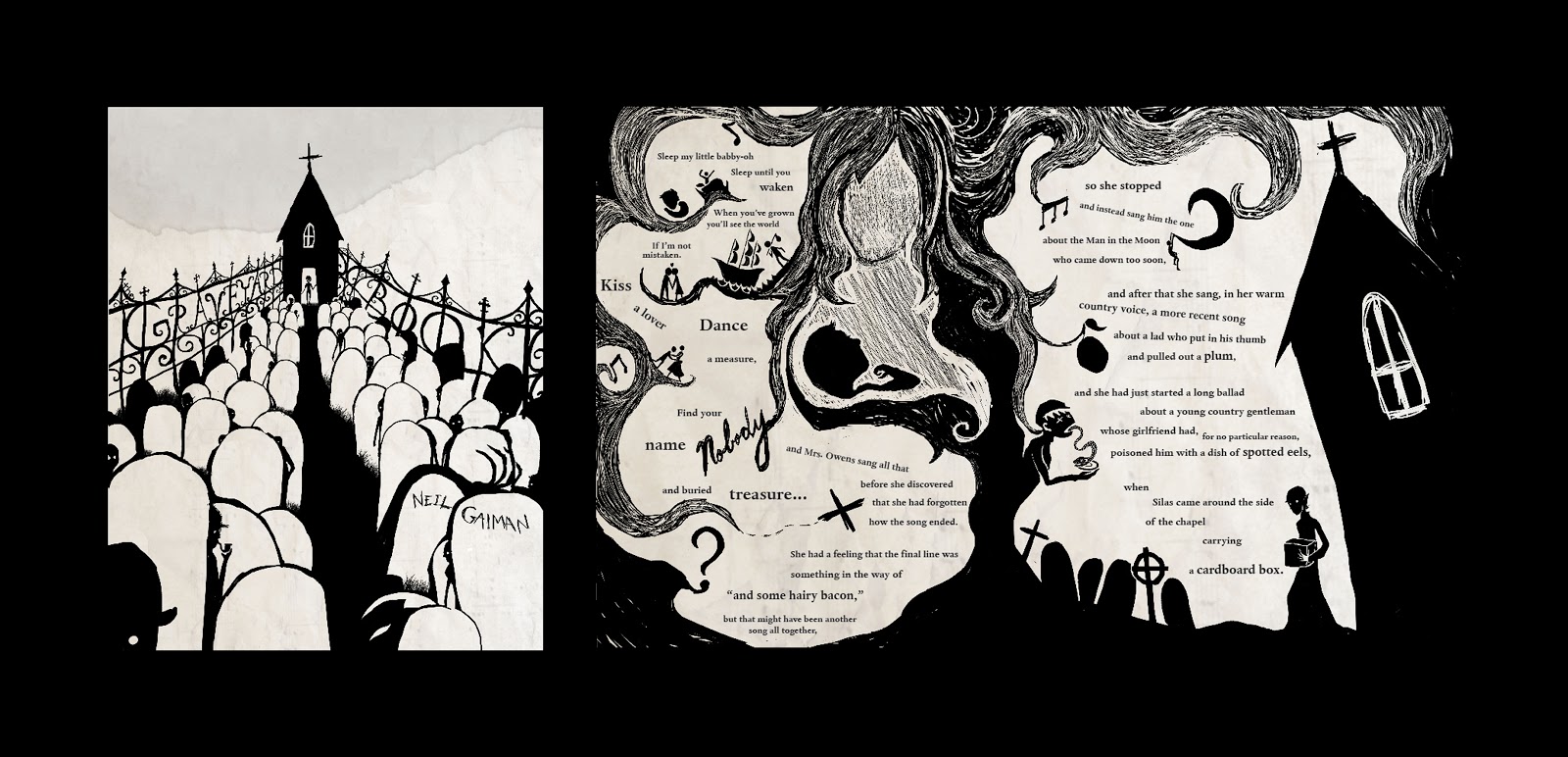 Shoot, Dont Talk: [Illustration Project: Figure/Ground Book Cover & Spread]