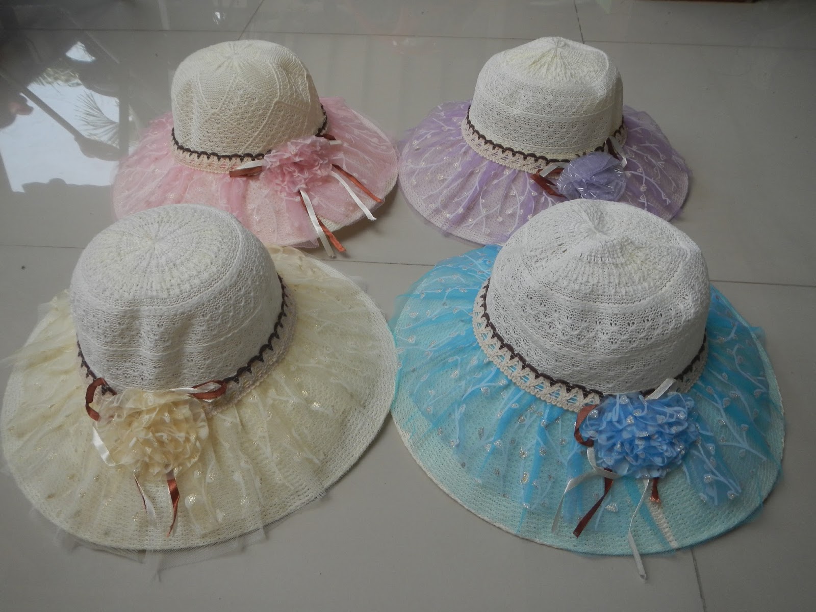 Topi Pantai Bunga Jual Sedia Jasa Aksesoris Props Photobooth ...