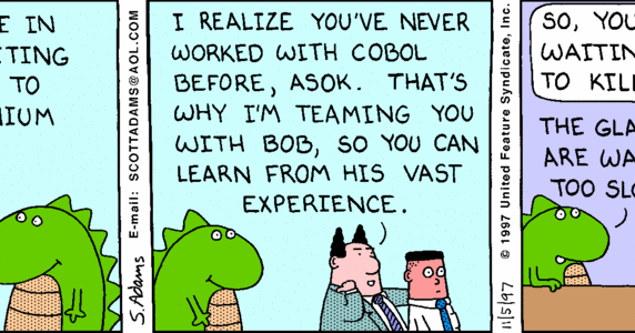 Universo Cobol: Dinosaurios del Cobol