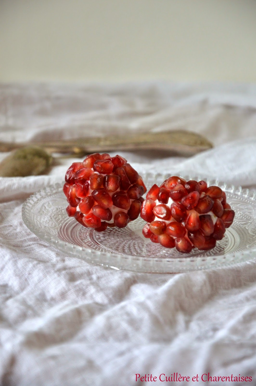 Petite Cuillère et Charentaises: Billes de Chèvre à la Grenade et à l ...