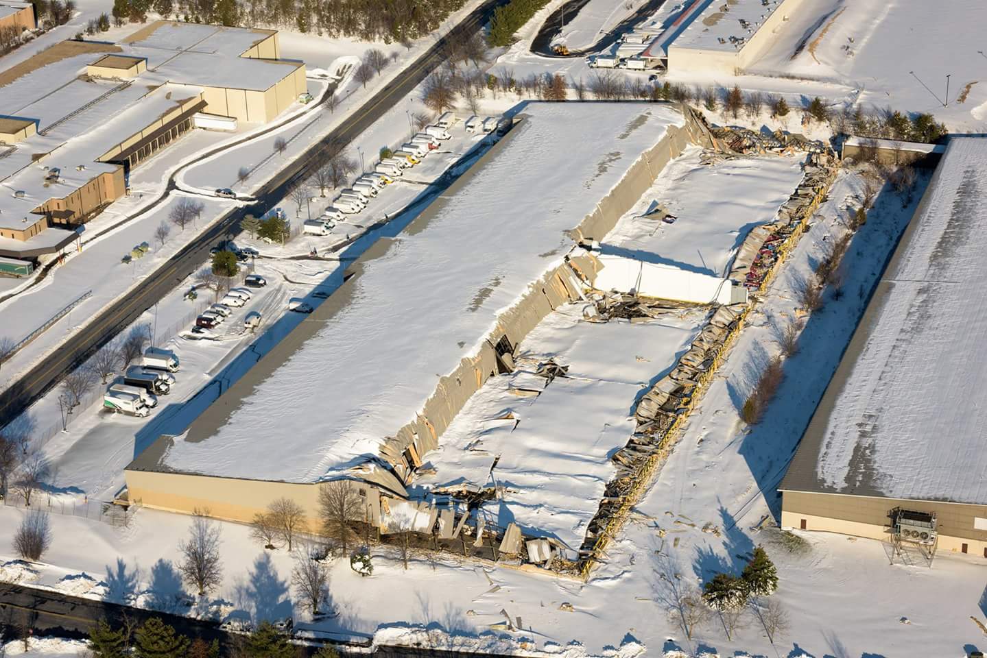 HoCo Connect: Collapsed warehouse in Jessup