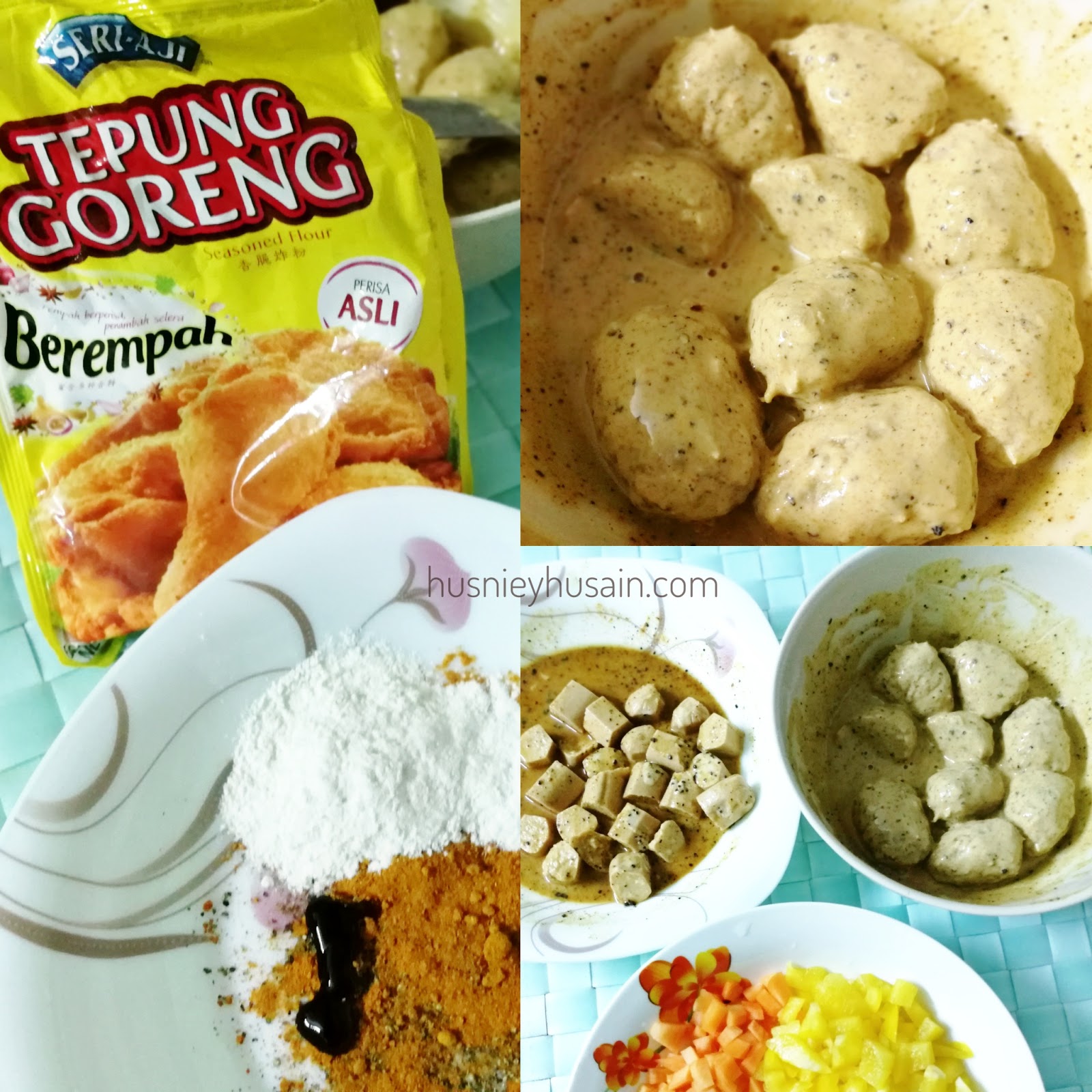 Resepi Unik: Fettucine Carbonara Meatball Berempah - Husniey Husain