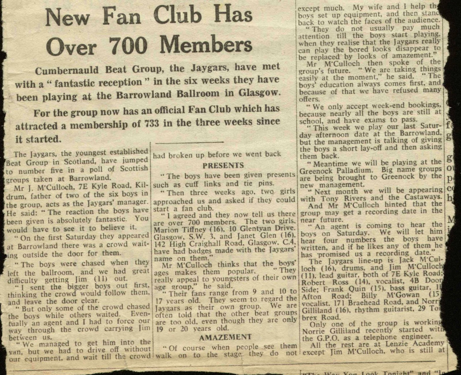 Jimmy McCulloch Fan Japan