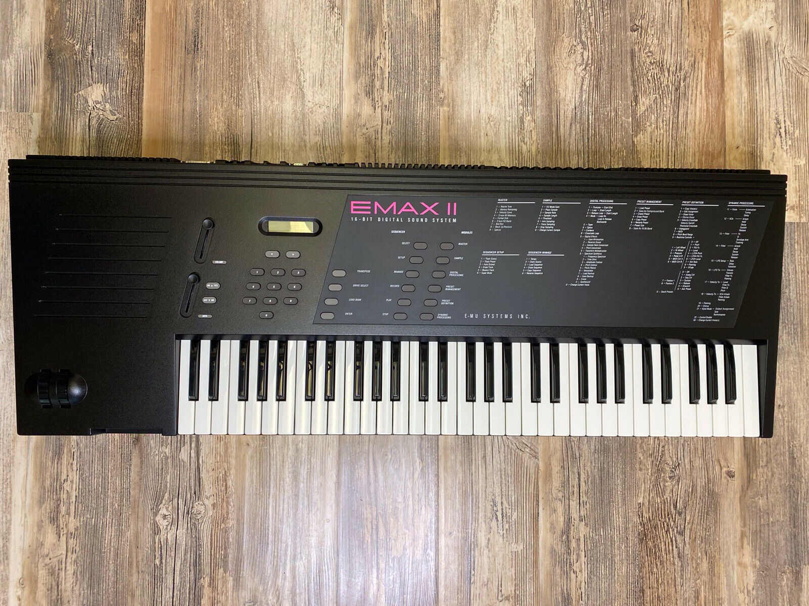 MATRIXSYNTH: E-mu Emax II Sampler/Synth In Mint Cond