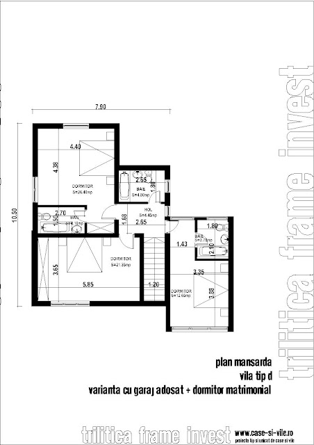 Case, Planuri, Proiecte: Proiect Vila Tip D