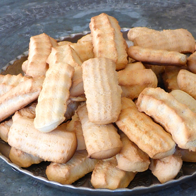 Spritzgebäck mit Hirschhornsalz - Biskot Naschader | Ägyptische Rezepte