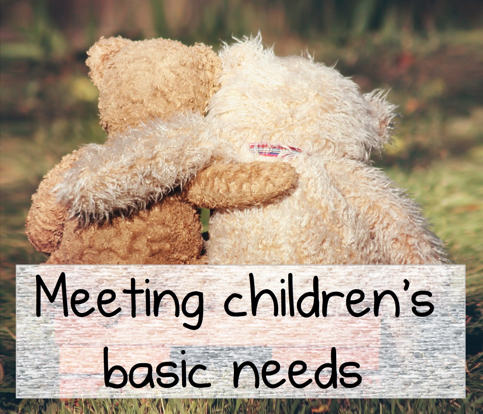 Teacher's Time Turner: Meeting Children's Basic Needs