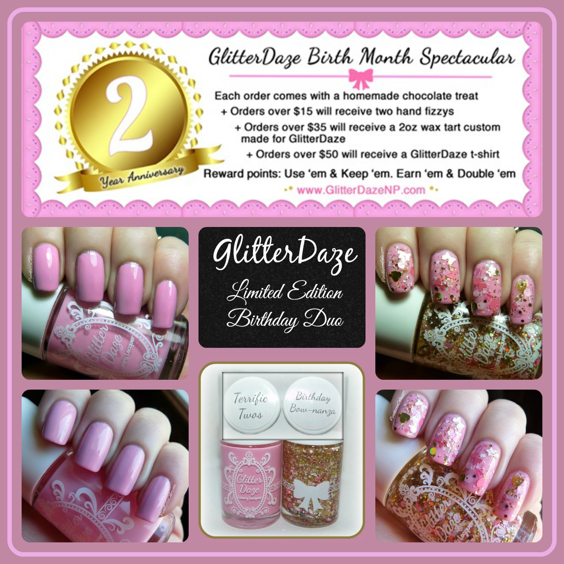 GlitterDaze: Limited Edition Birthday Duo | Pointless Cafe