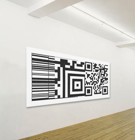 Romanblog II: New Work: Abstract Barcode