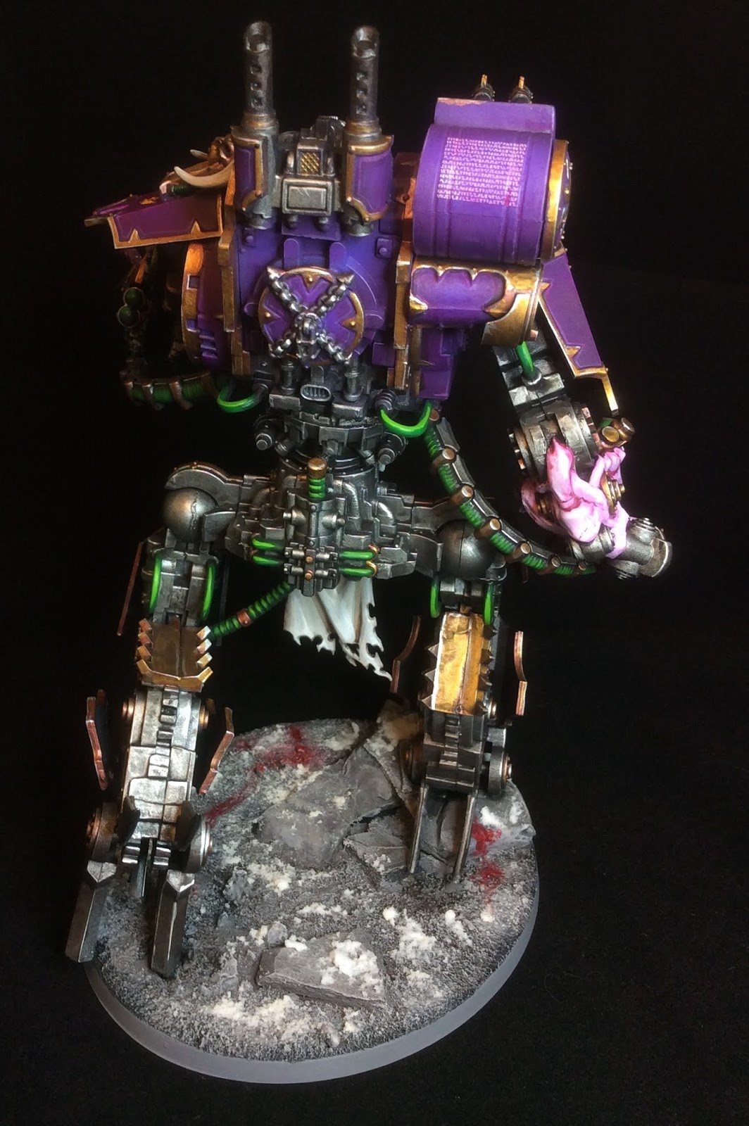 Tabletop Apocalypse: Massively Converted Slaanesh Defiler Painted and ...