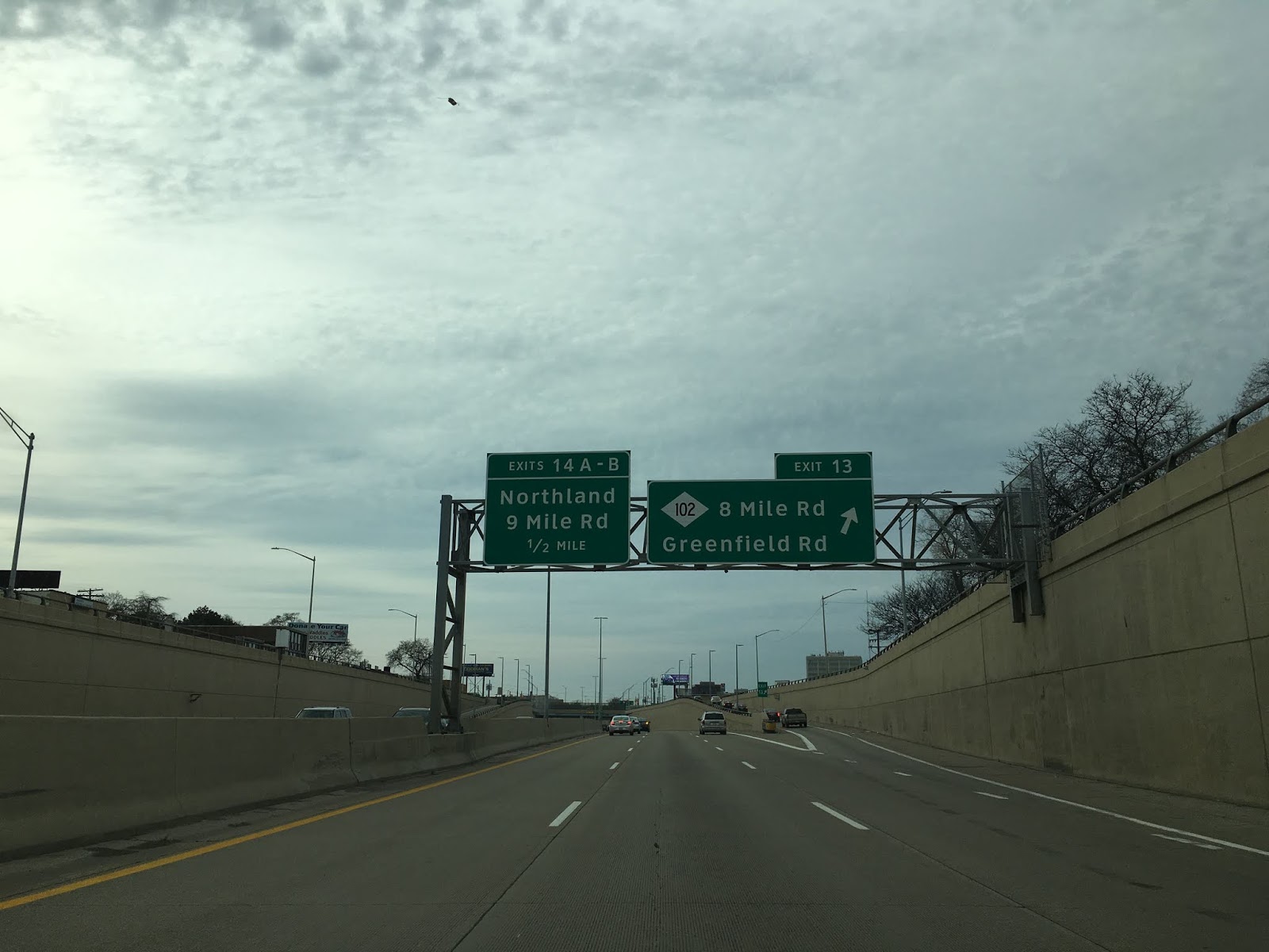 M-10; the Lodge Freeway (Old US Route 10, Old US Route 12 and Old ...