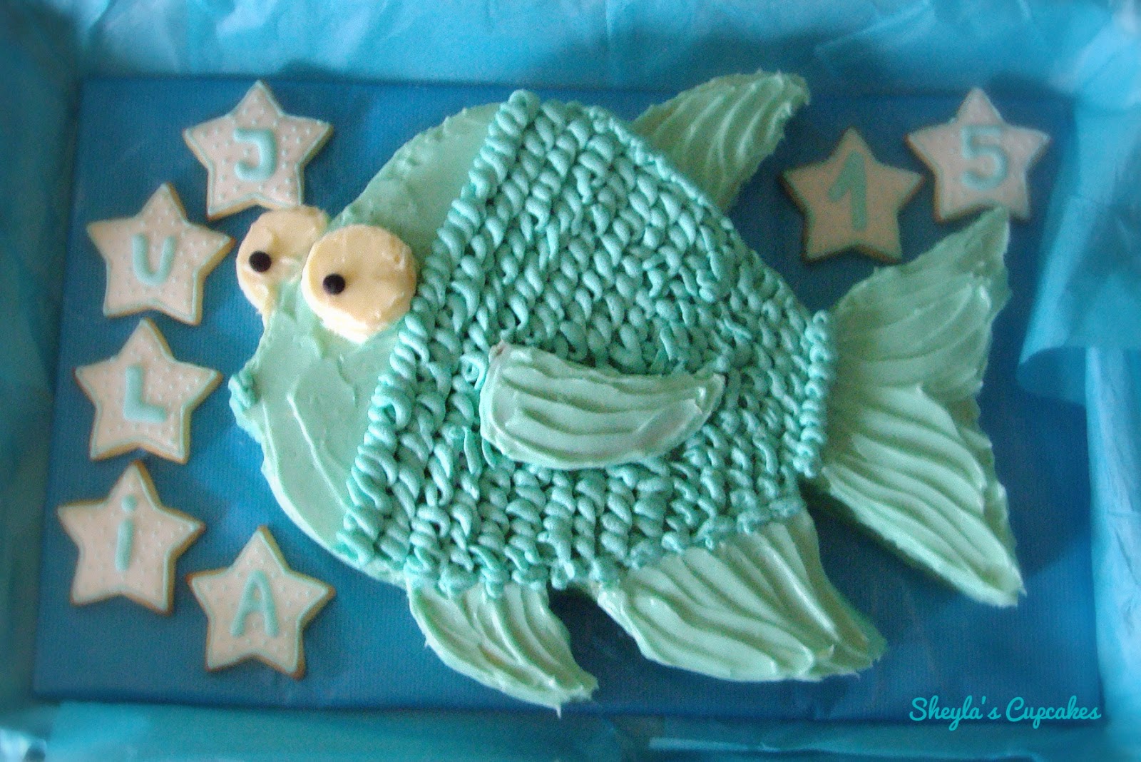 Sheyla's Cupcakes : Un pez muy especial y premio!