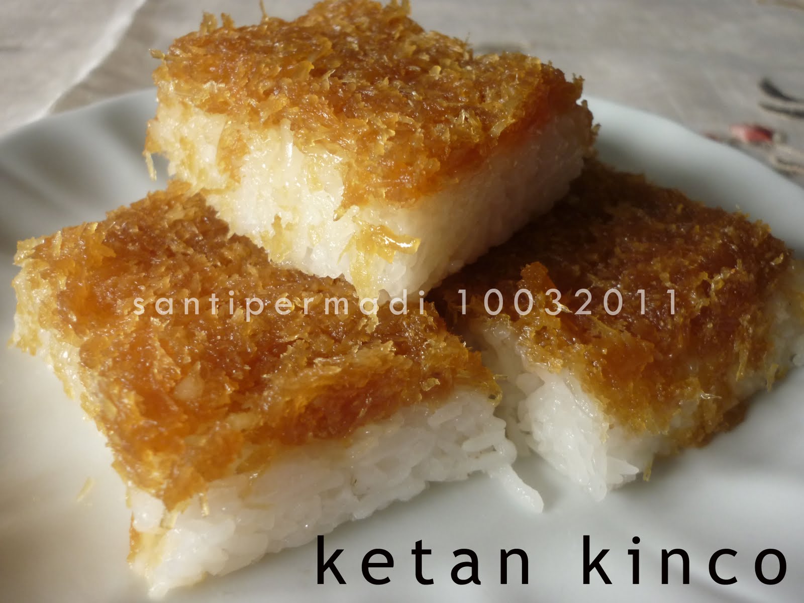 dapur santi --- Rumah Jajan Tia: ketan kinco