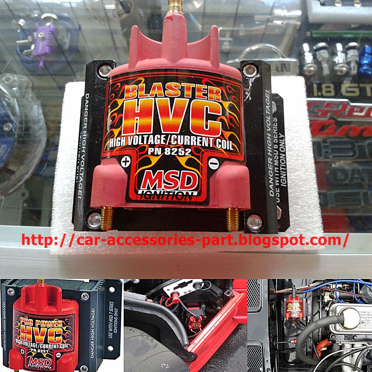 car accessories: IGNITION COIL MSD BLASTER HVC RM250