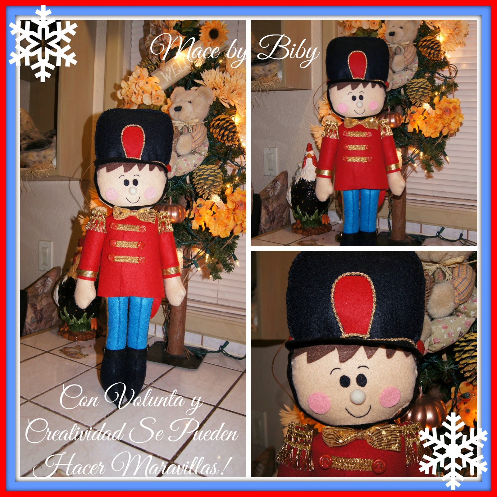 Eu Amo Artesanato: Boneco Soldado em Feltro com molde