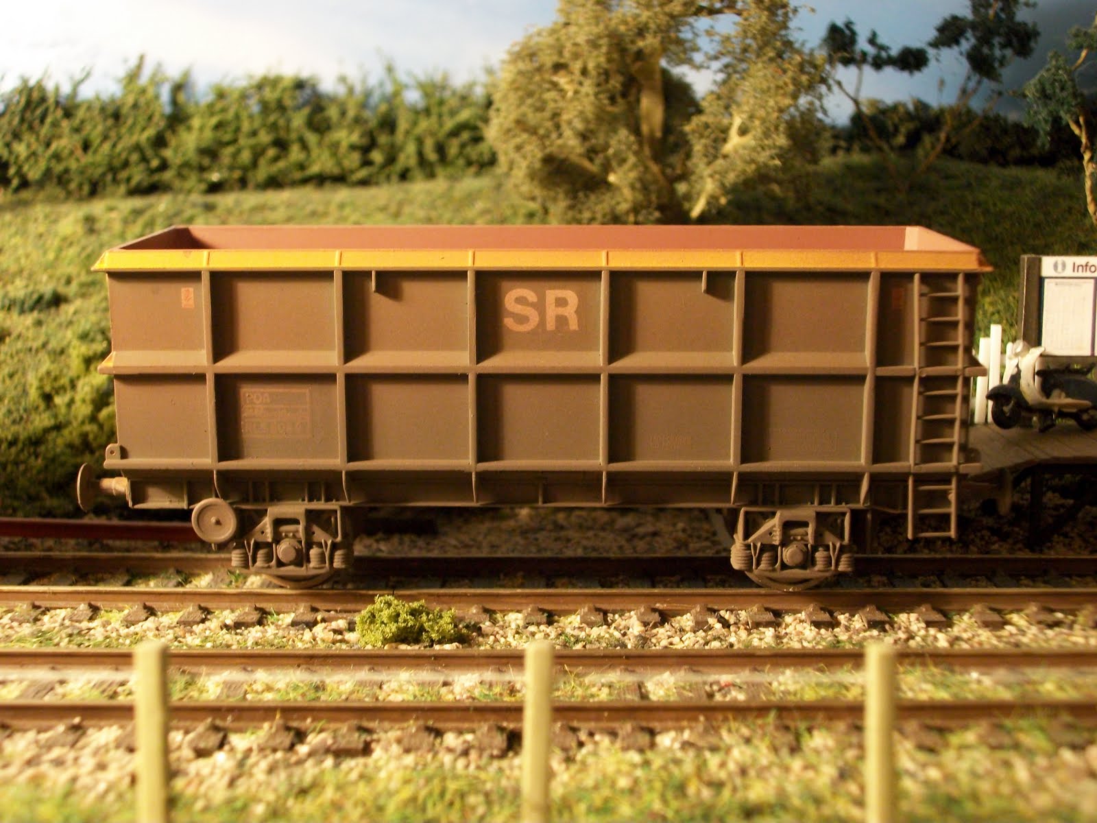 Choppers Railway: Watergate Halt: POA scrap wagon