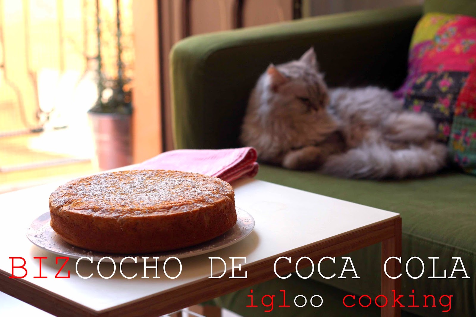 igloo cooking : BIZCOCHO DE COCA COLA
