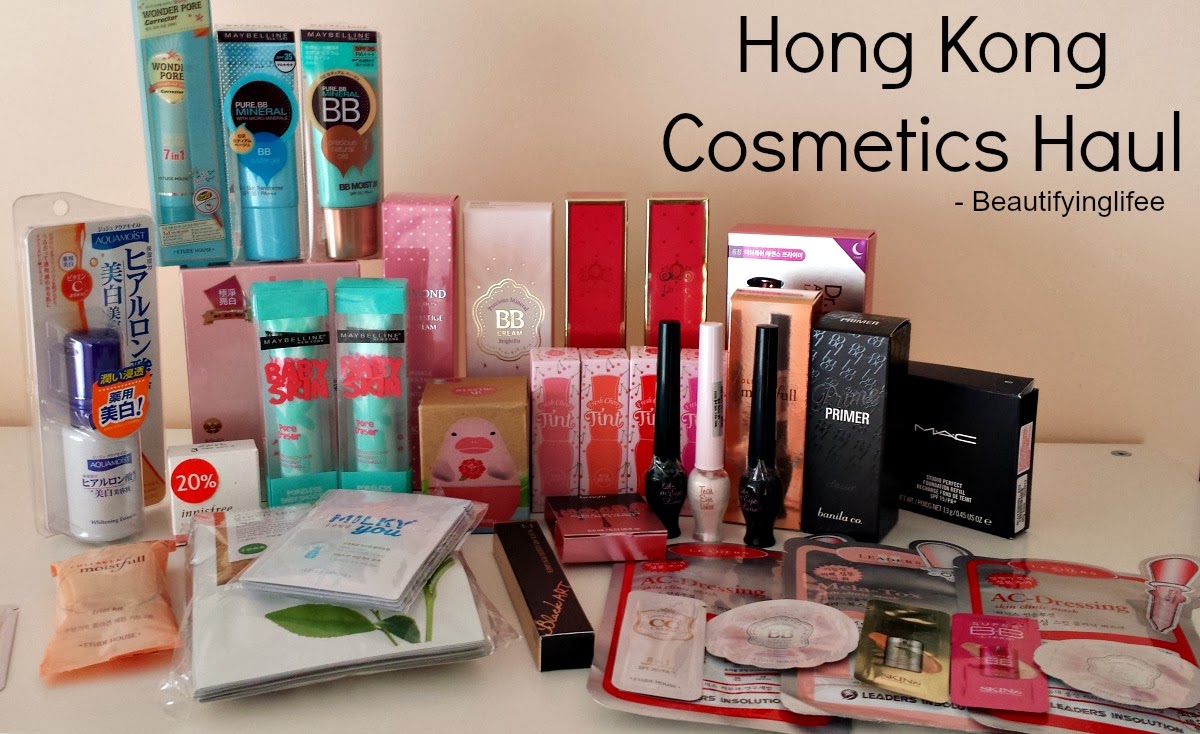 [Trip to Hong Kong] Huge Cosmetics Haul ♥ - ♥ Beautifying Life ♥