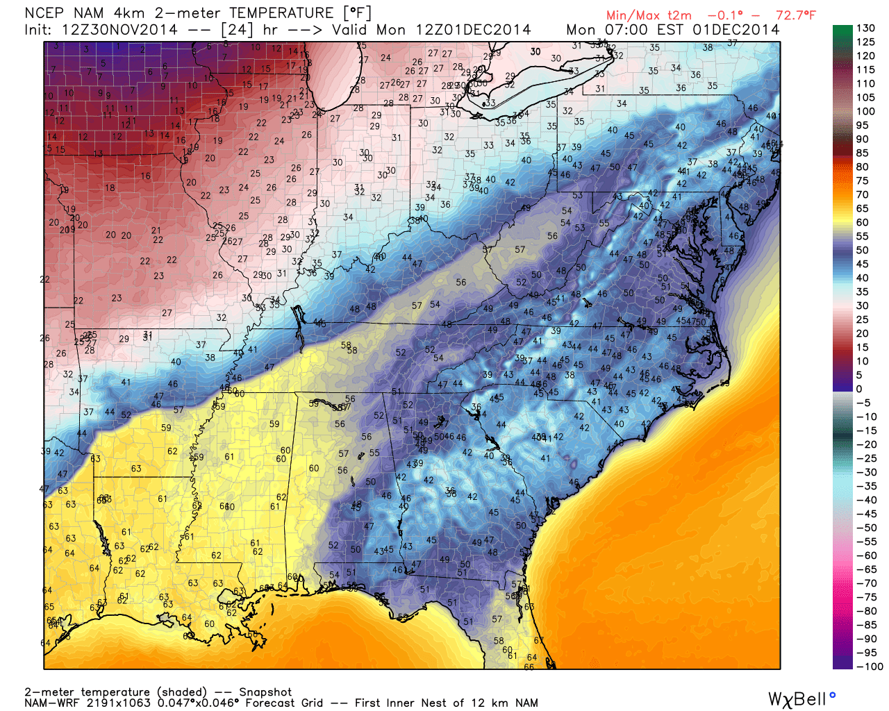 MWN Blog: Major Arctic front arrives Monday, but cold air doesn't last long