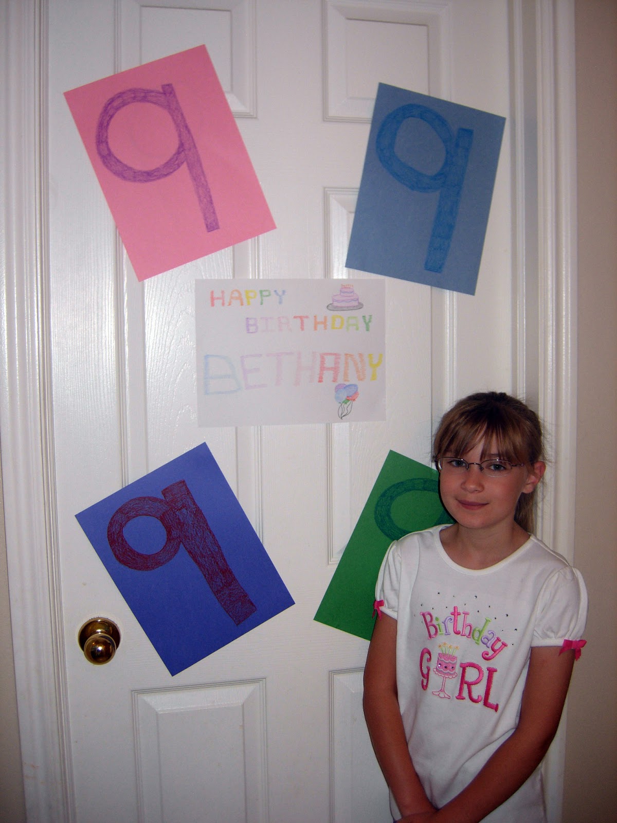 Kowalski Family Blog: Happy 9th Birthday Bethany!