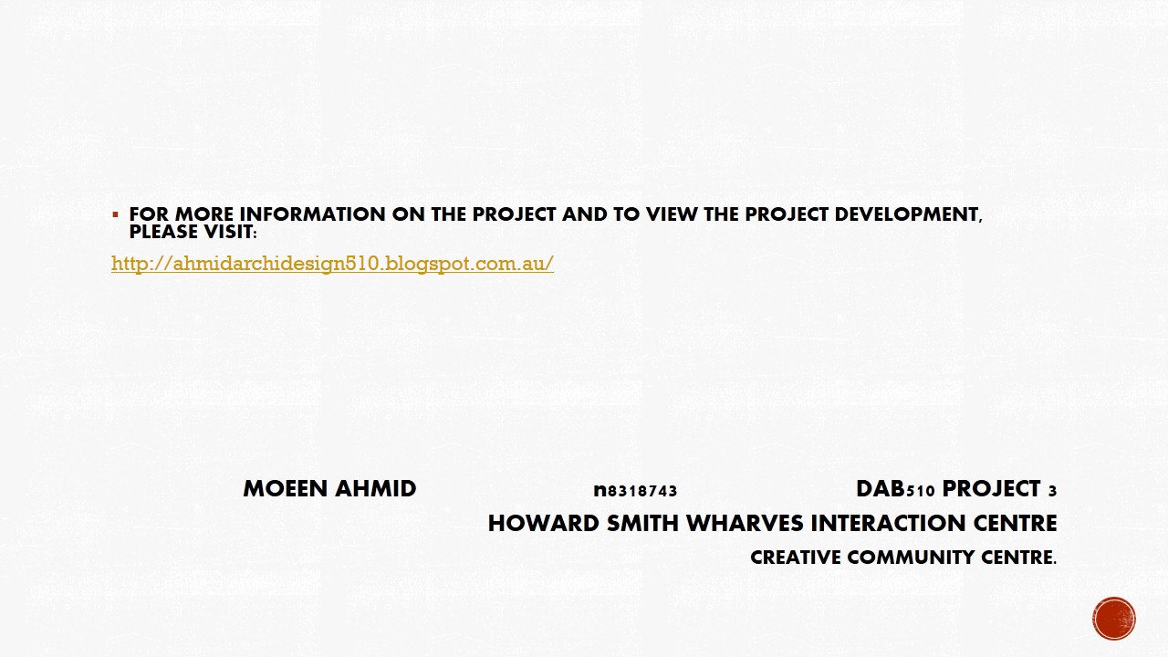 DAB510- 2013 - Architectural Design 5