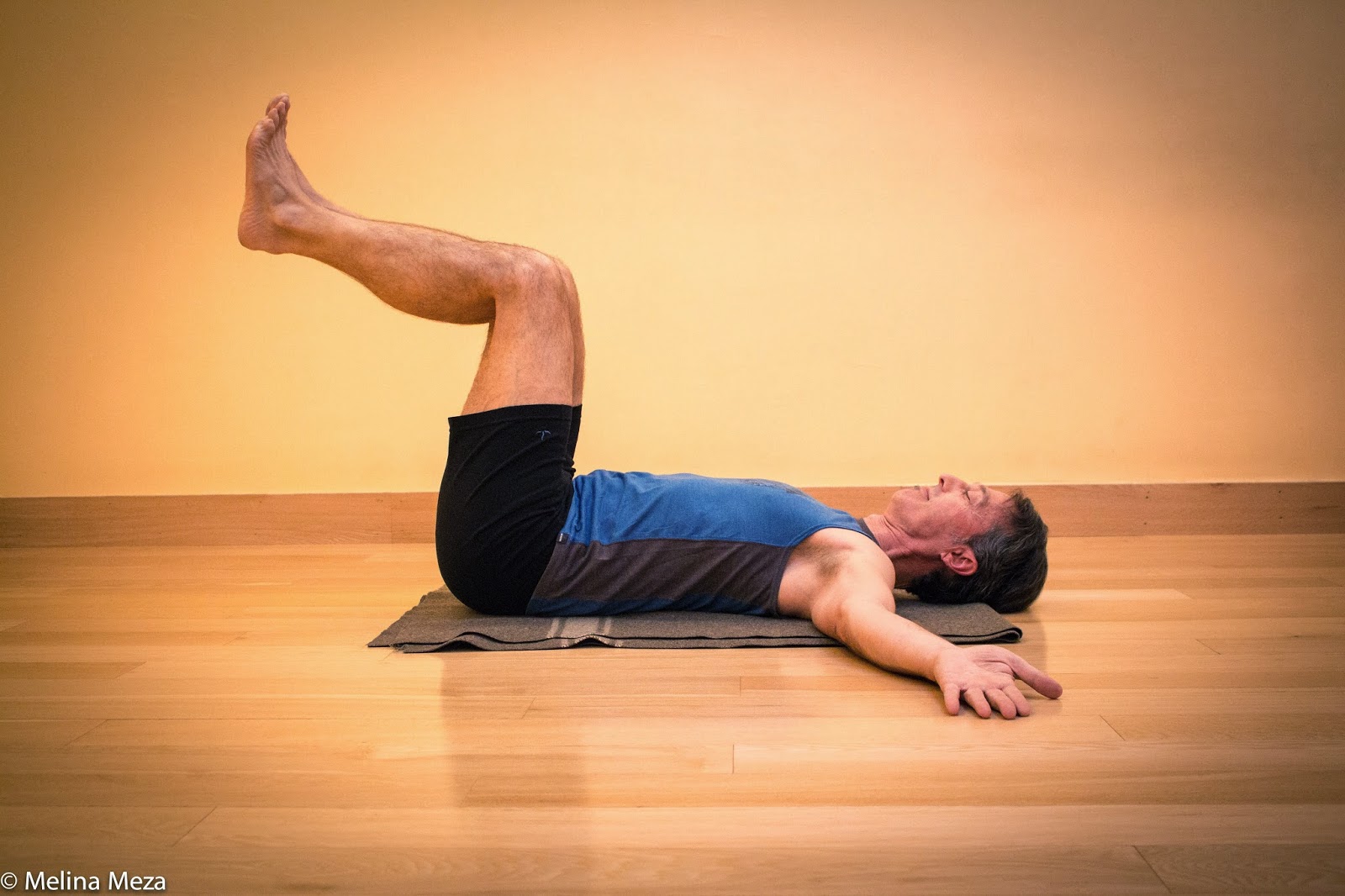 Featured Pose: Reclined Twist ~ multiple fitness
