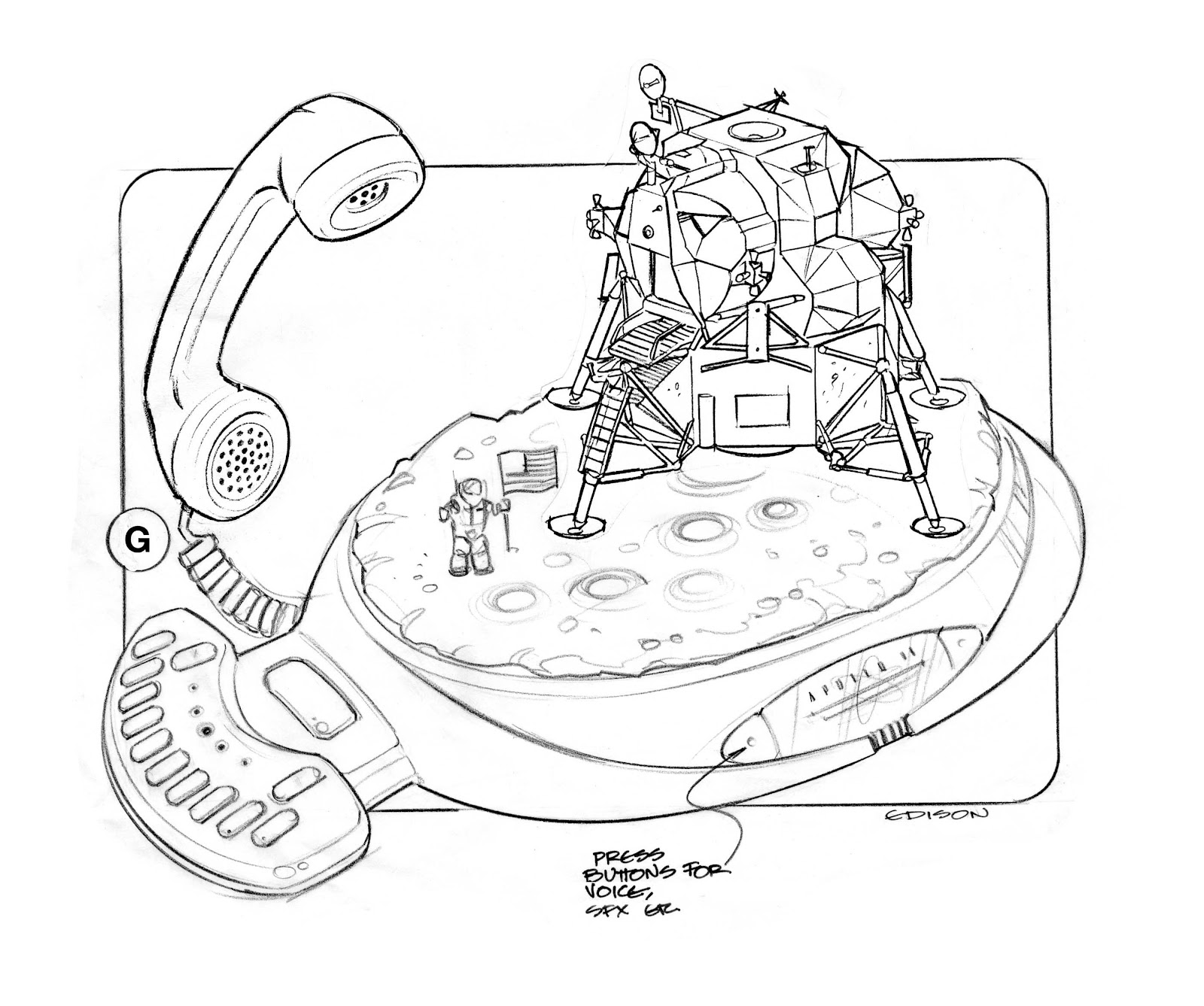 What I do: the Apollo 11 telephone