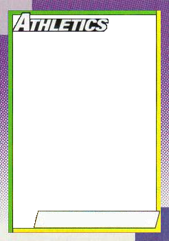 Topps Cards that Never Were: Templates 1989-2001