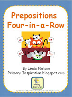 Classroom Freebies Too: Prepositions Four-in-a-Row... Plus a Ton of ...
